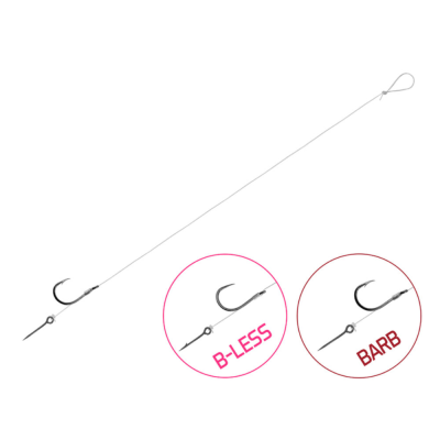 Delphin Kötött horog Delphin FLR Sting / 6db - 12cm / 0,30mm / BARB #4 ...