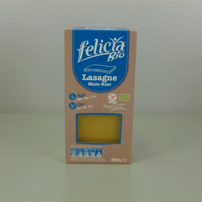 Felicia bio gluténmentes tészta kukorica-rizs lasagne 250 g - Tészta ...