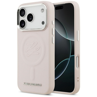 Karl Lagerfeld Initial & Metal Logo Apple iPhone 17 Pro Max MagSafe ...