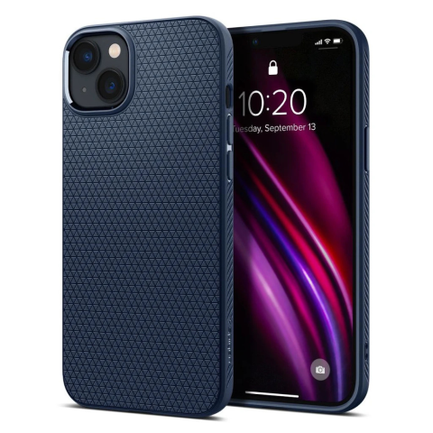 Spigen LIQUID AIR iPhone 14 Plus / 15 Plus készülékhez tok tengerészkék ...