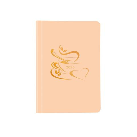 TOPTIMER Naptár, tervező, B6, heti, TOPTIMER Pastel, lazac (NKP012SU ...